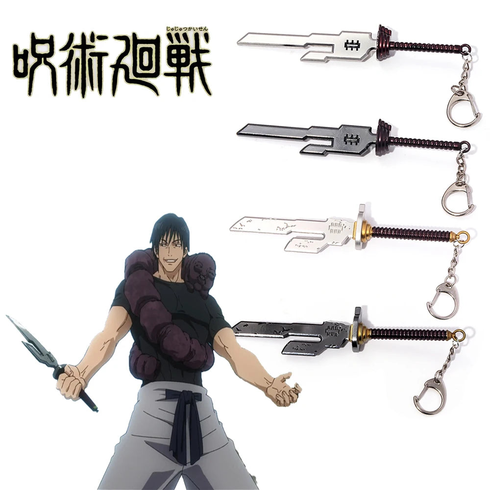 Jujutsu Kaisen Weapon Keyring Keychain Cosplay Nanami Kento & Toji Fus ...